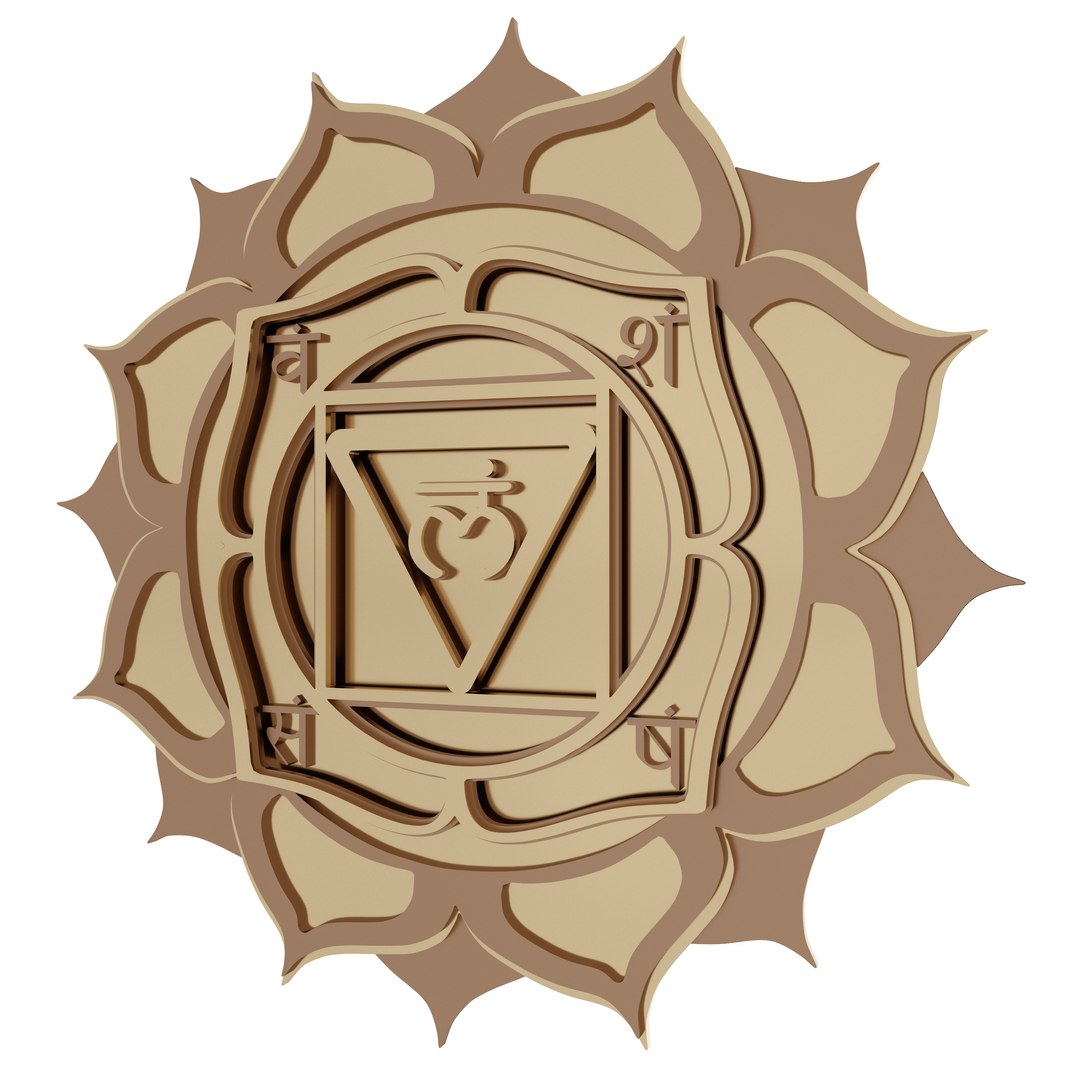 3D Root Chakra Multilayer Cnc Cut And 3d Printable Wall Decor Model ...