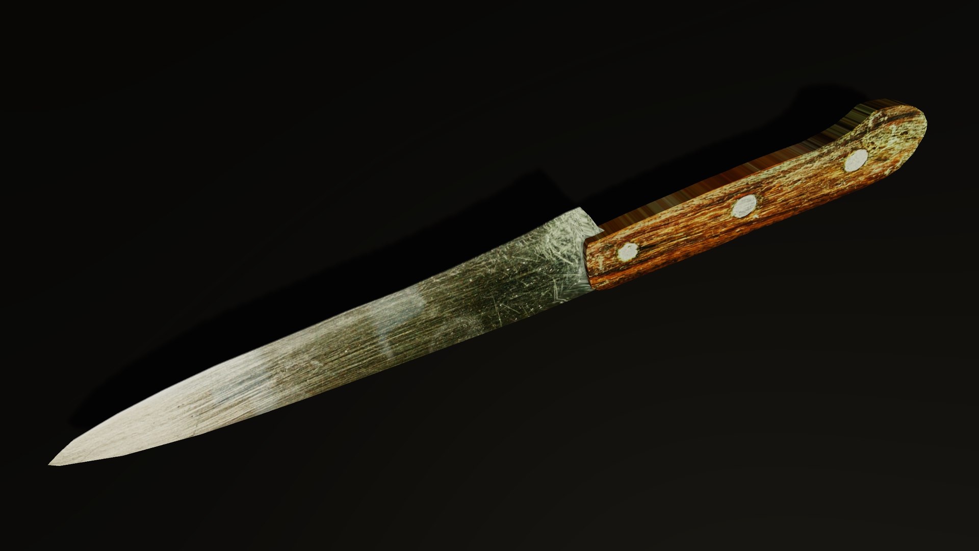 3D Low Poly Knife - TurboSquid 2370555