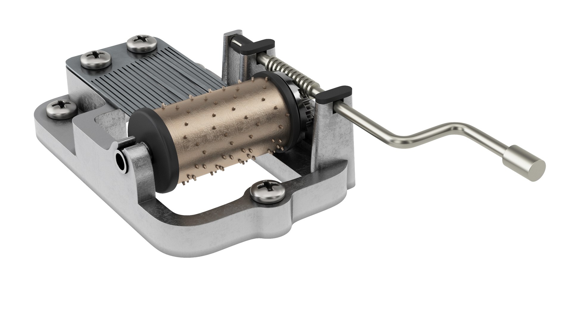 3D model Music Box Mechanism - TurboSquid 2035197