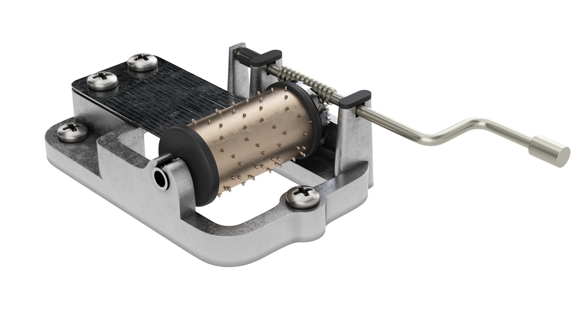 3D model Music Box Mechanism - TurboSquid 2035197