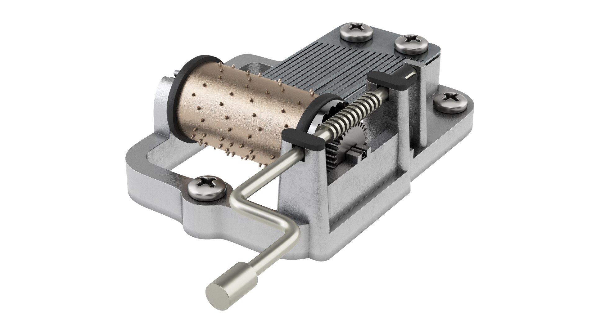 3D model Music Box Mechanism - TurboSquid 2035197