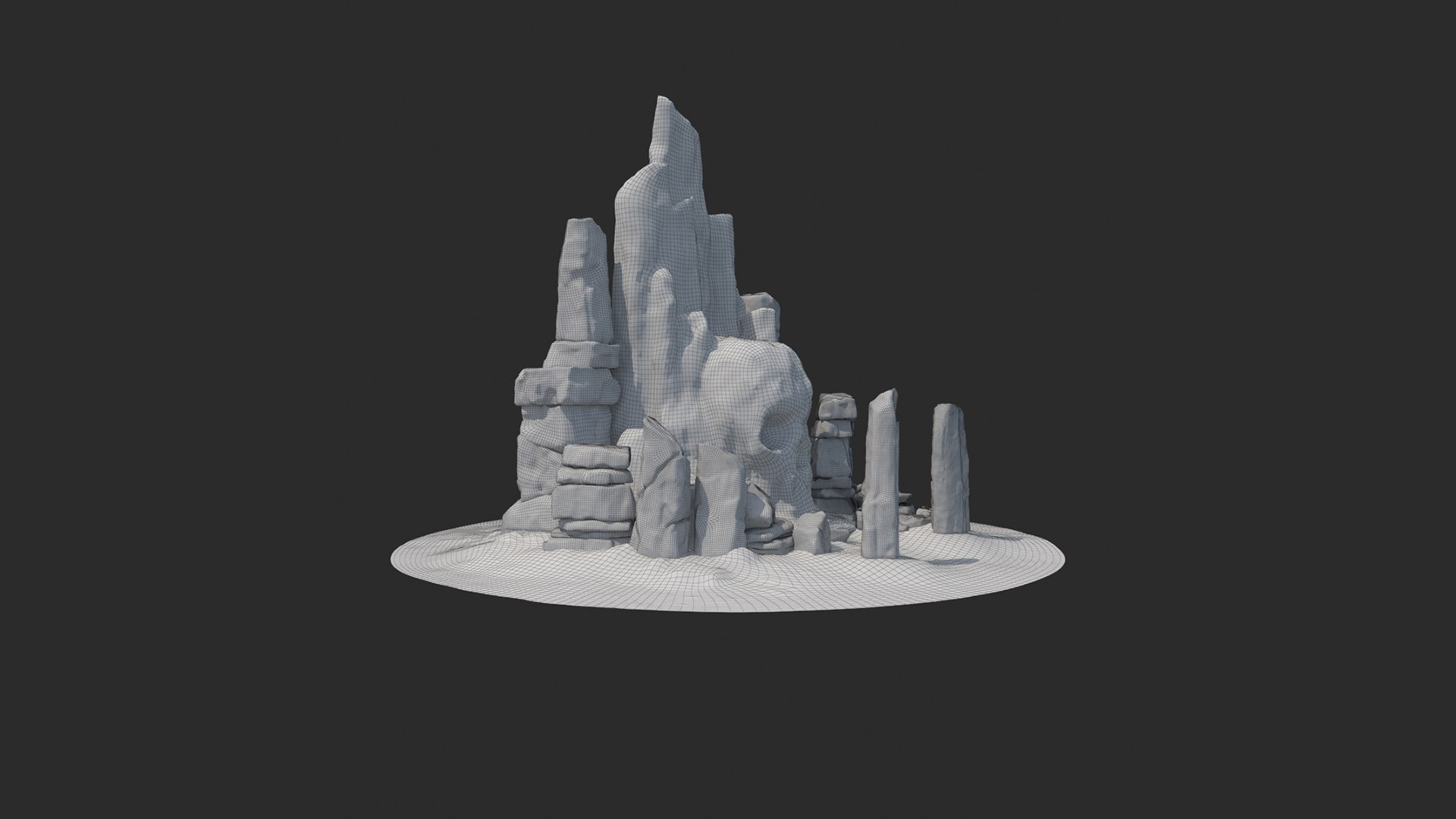 3D Skull Rock Model - TurboSquid 2115410