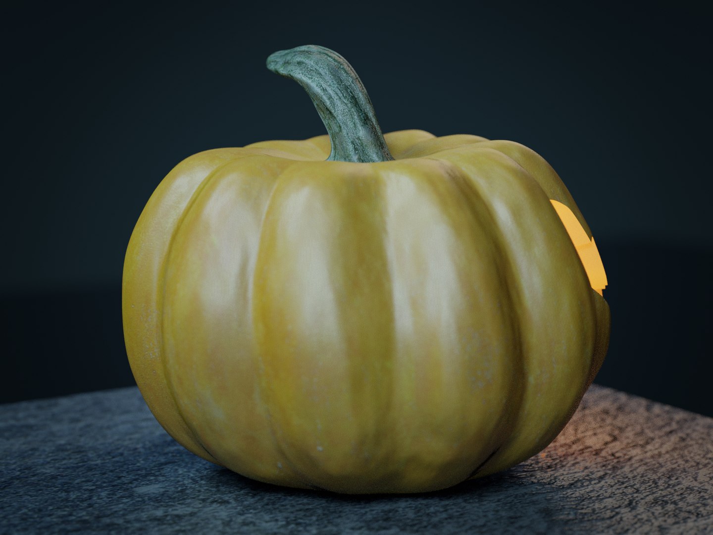 3D Halloween Jack-o-lantern Pumpkin Model - TurboSquid 1271402