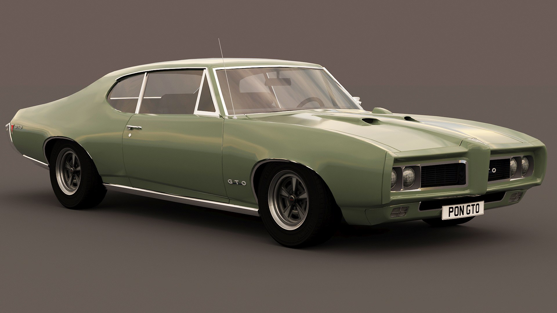 3D Pontiac Gto 1968 - TurboSquid 2223087
