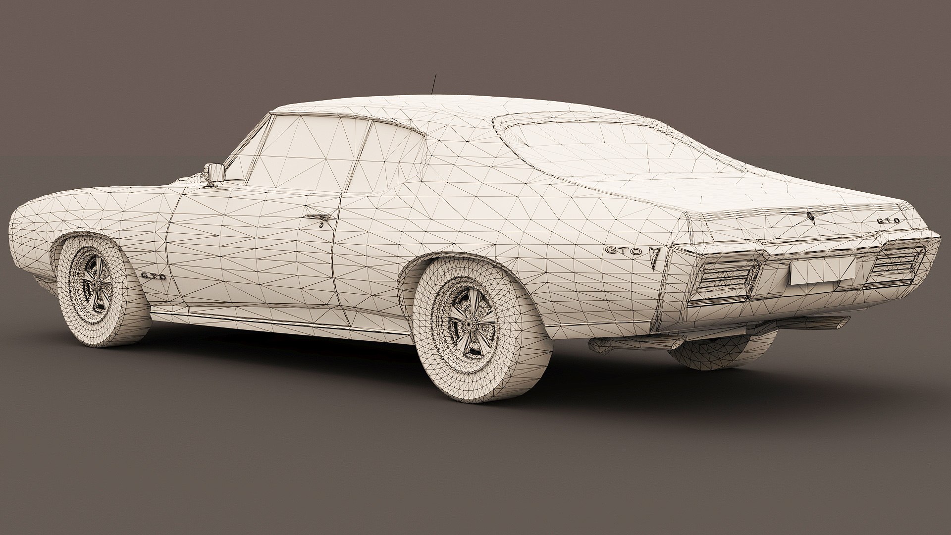 3D Pontiac Gto 1968 - TurboSquid 2223087