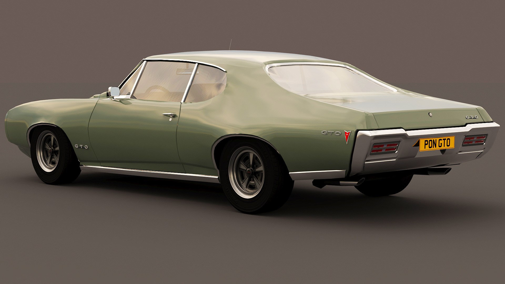 3D Pontiac Gto 1968 - TurboSquid 2223087