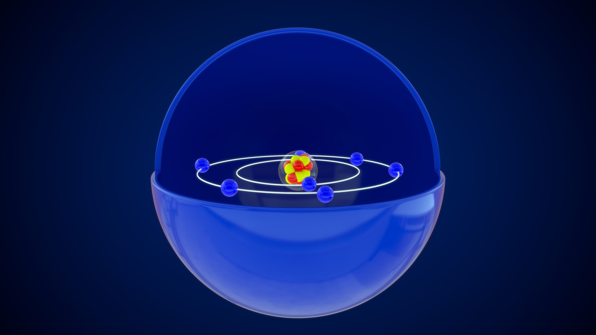 Oxygen Atom 3D Model - TurboSquid 2131533