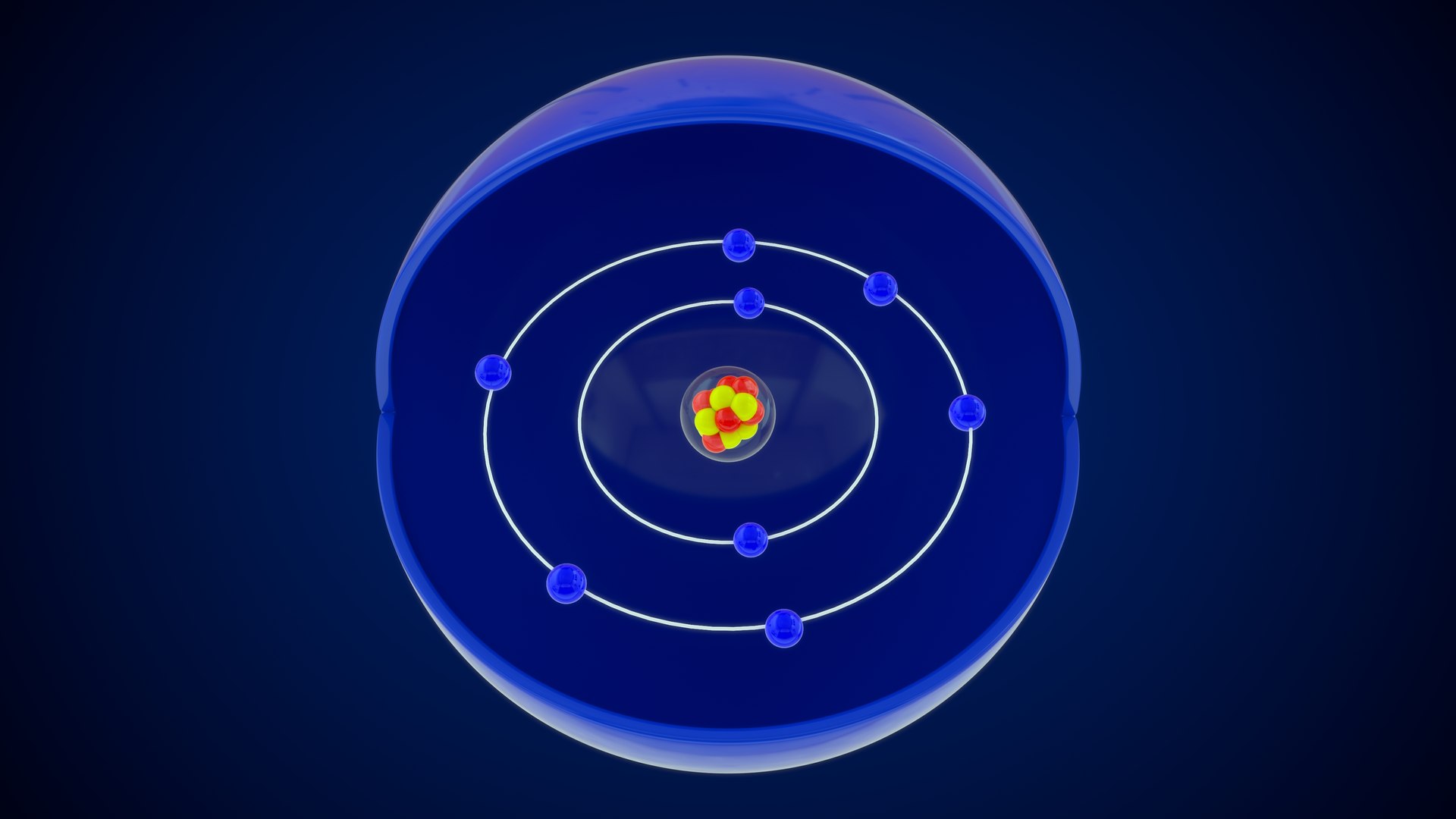 Oxygen Atom 3D Model - TurboSquid 2131533