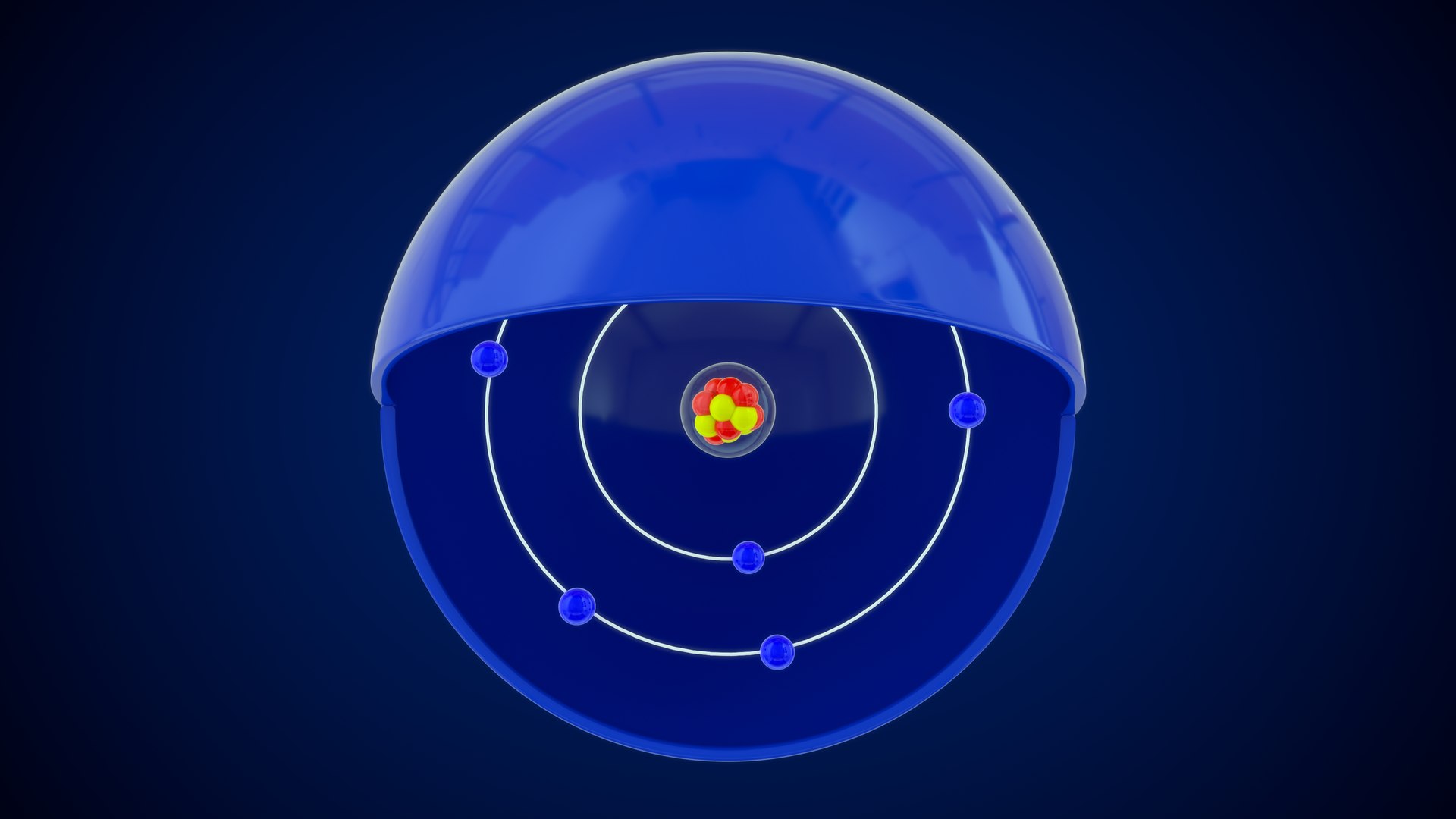 Oxygen Atom 3D Model - TurboSquid 2131533