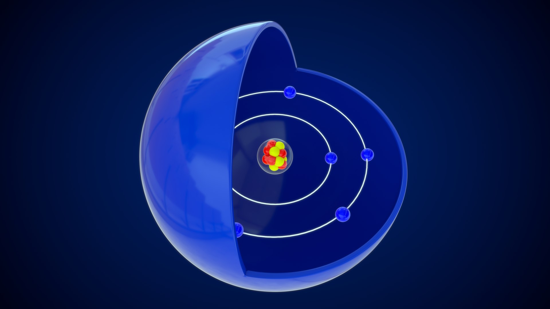 Oxygen Atom 3D Model - TurboSquid 2131533