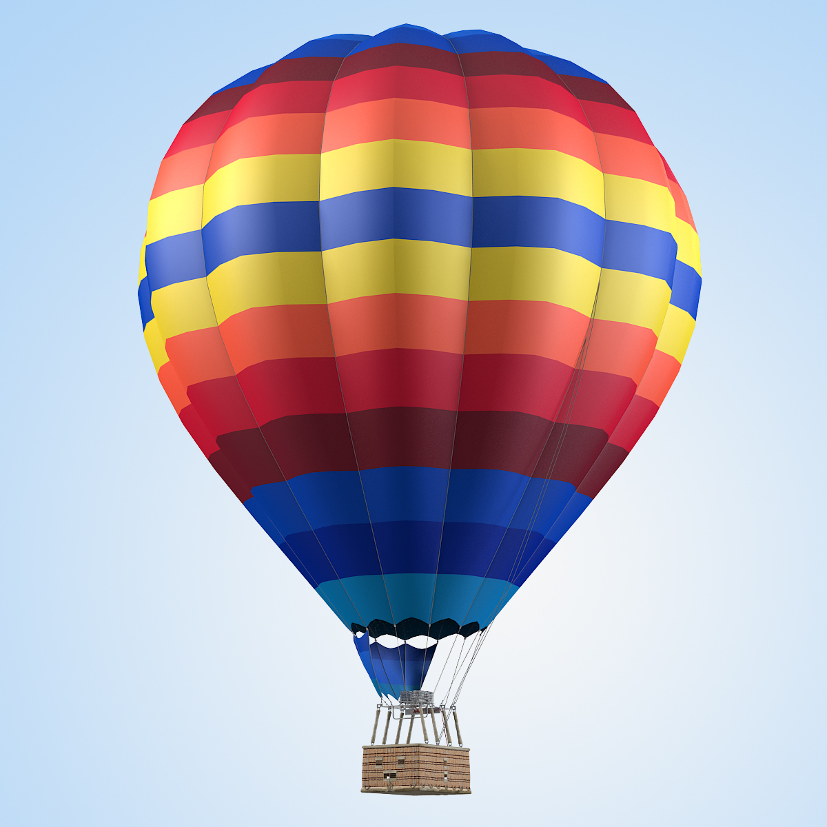 3d air balloon model