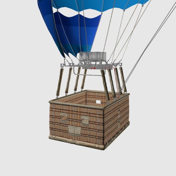 3d air balloon model
