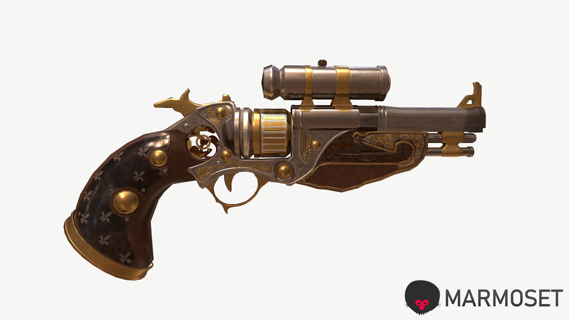 Steampunk Revolver