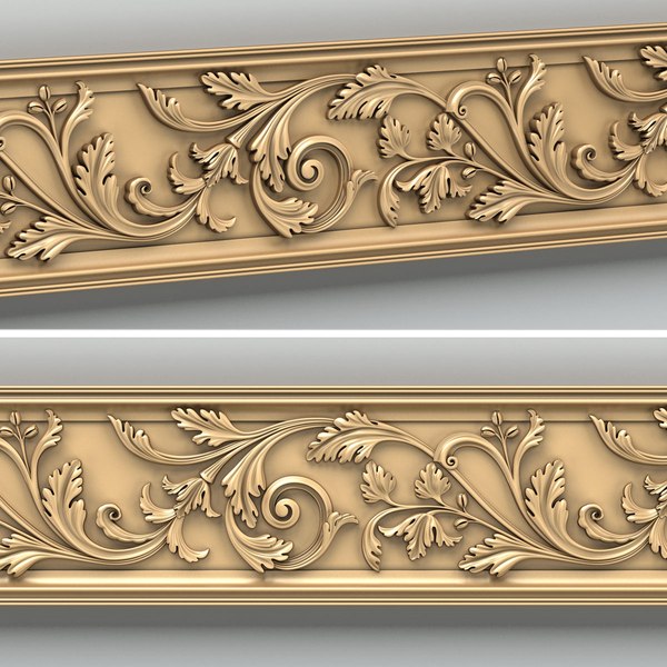 decorative molding 3d max