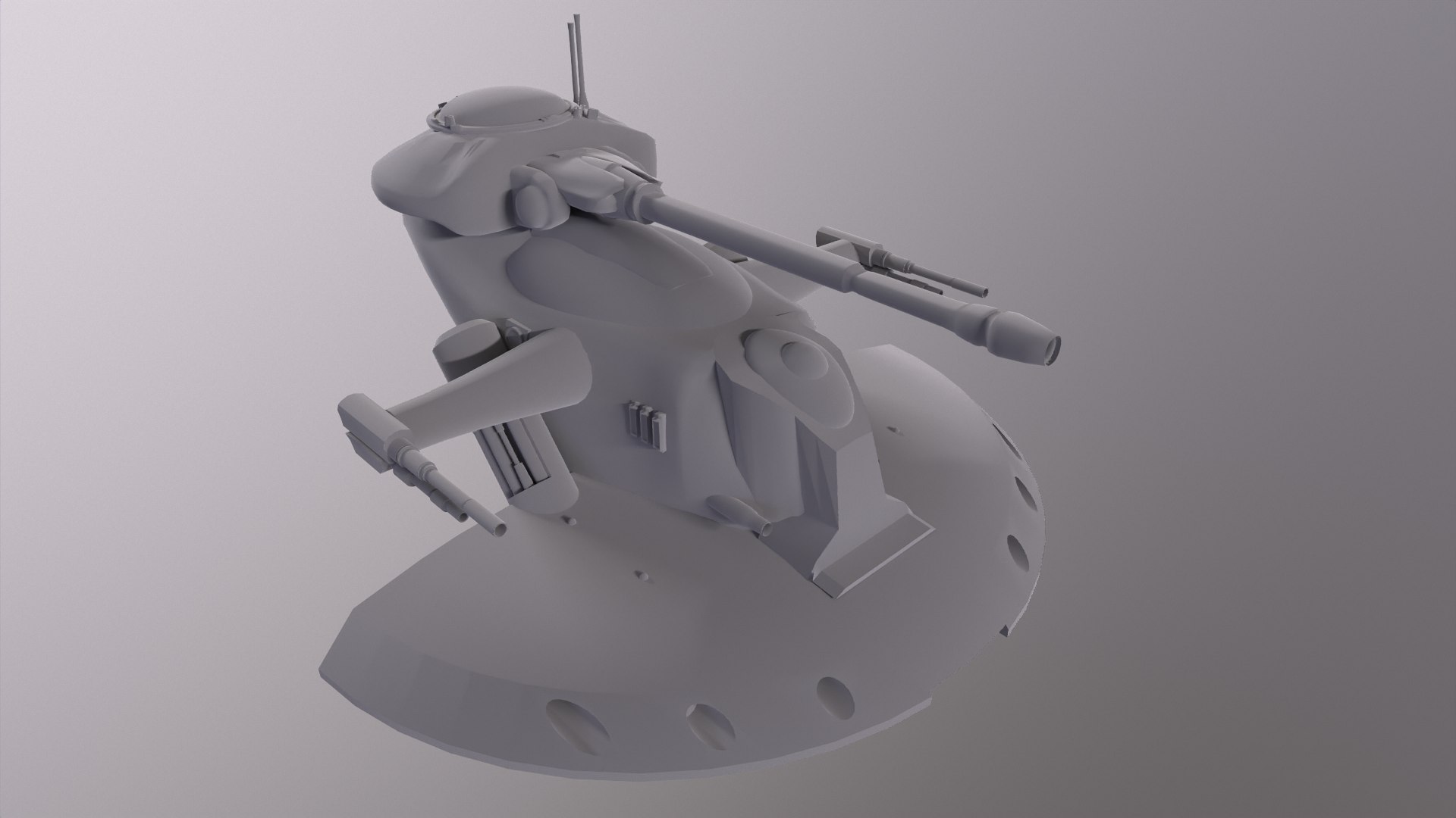 3D Star Wars AAT Model - TurboSquid 1983705