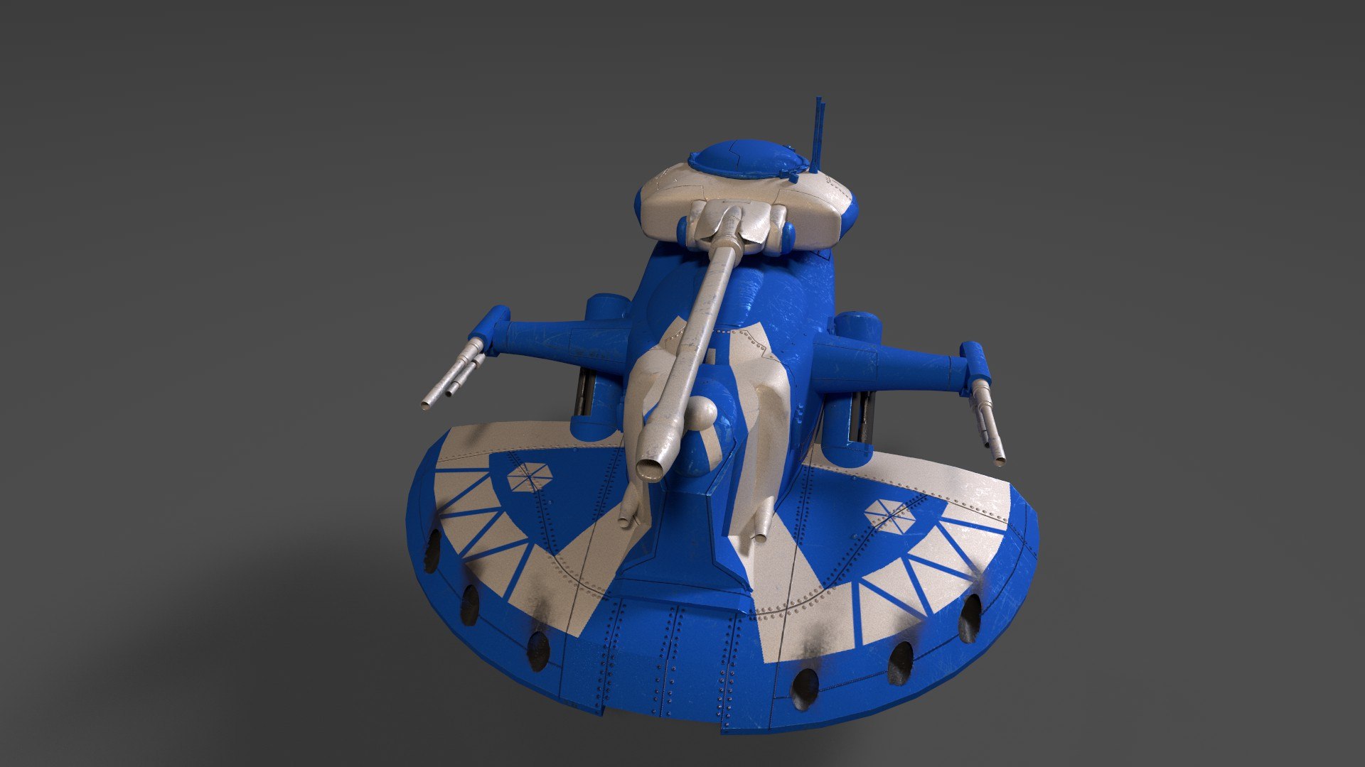 3D Star Wars AAT Model - TurboSquid 1983705