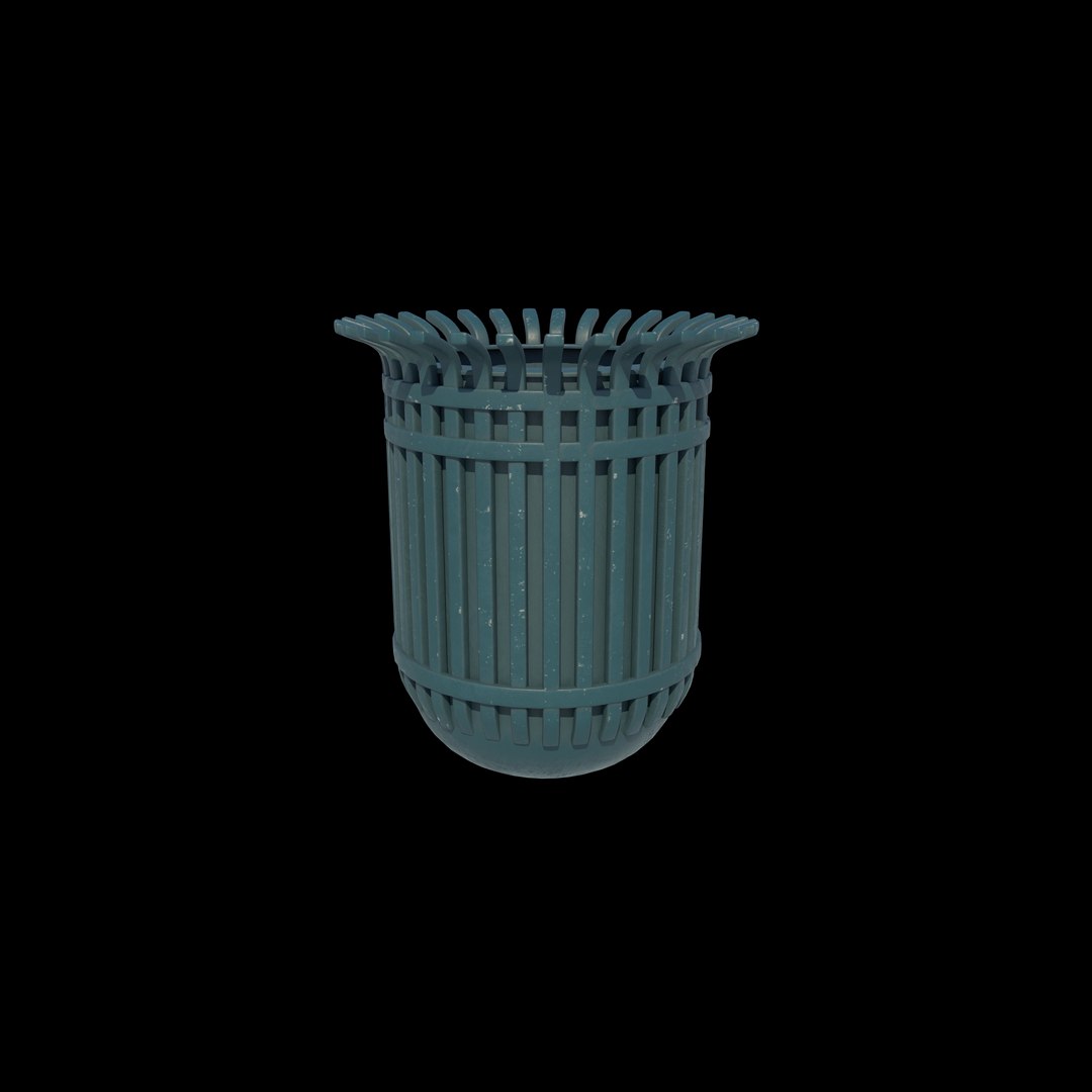 3D Trash Can 01 3D Model - TurboSquid 2362214
