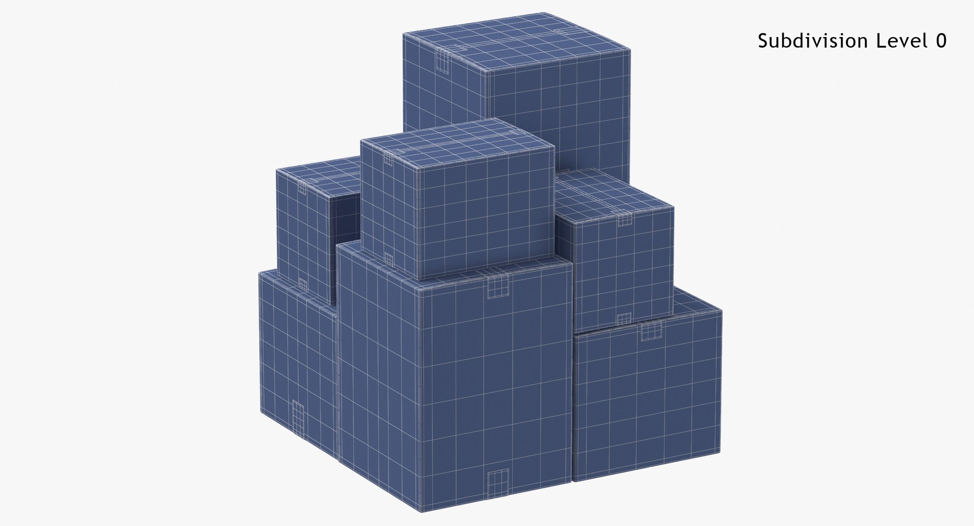 3D Moving Box Pile Clean And Dirty Model - TurboSquid 2117839