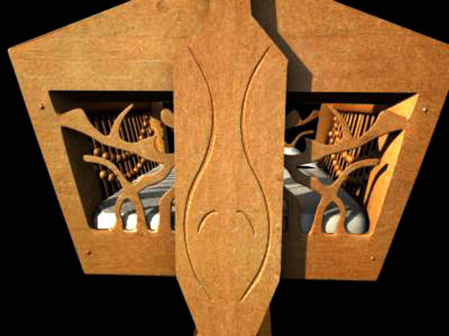 3d Cradle Victorian Model