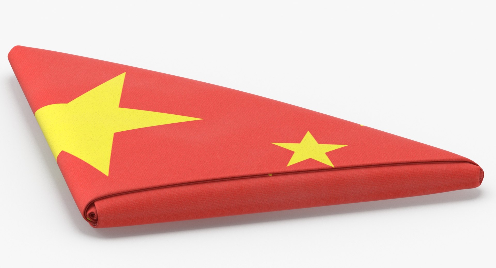 3D Flag Folded Triangle China - TurboSquid 1567923