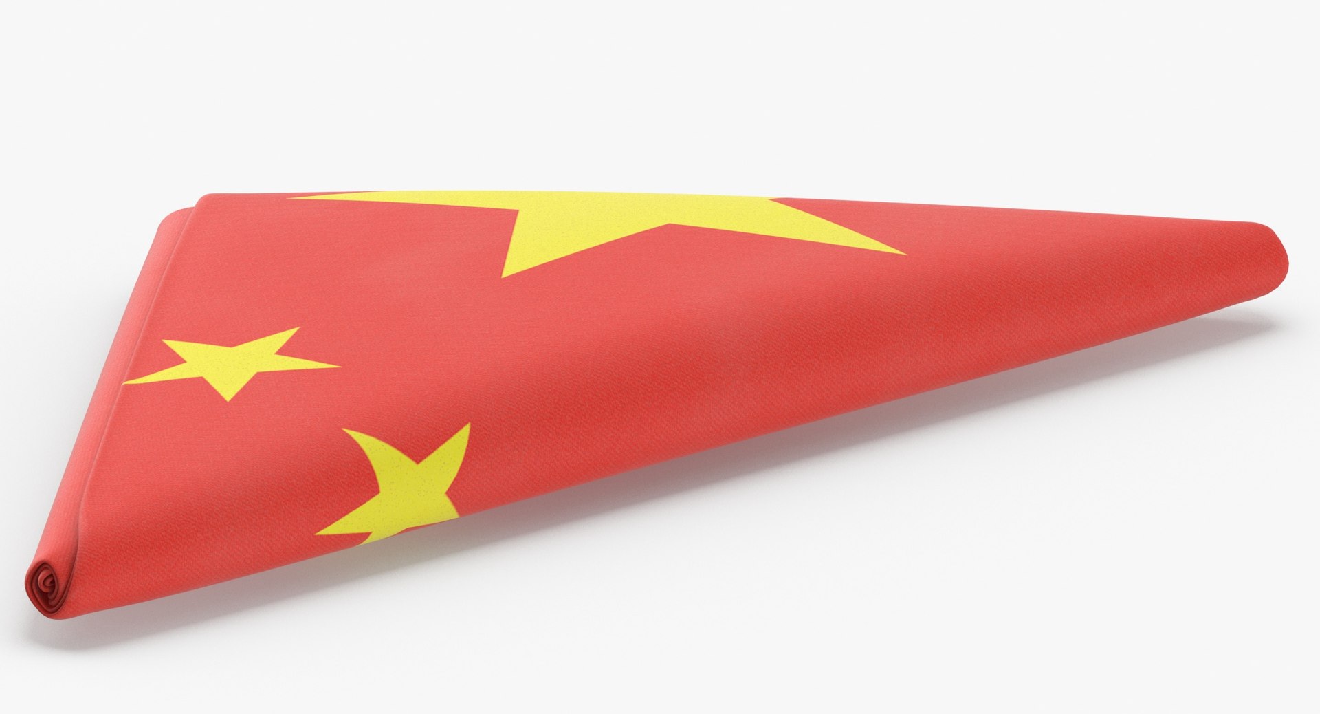 3D Flag Folded Triangle China - TurboSquid 1567923