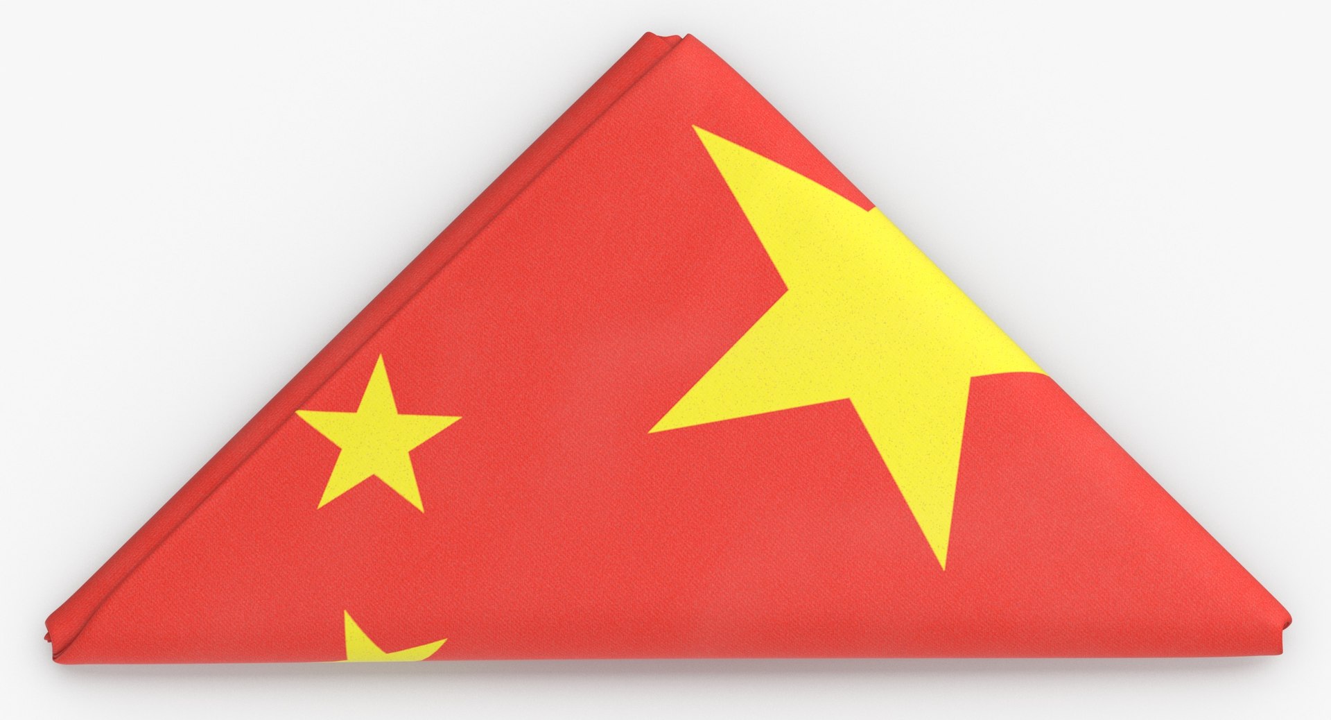 3D Flag Folded Triangle China - TurboSquid 1567923