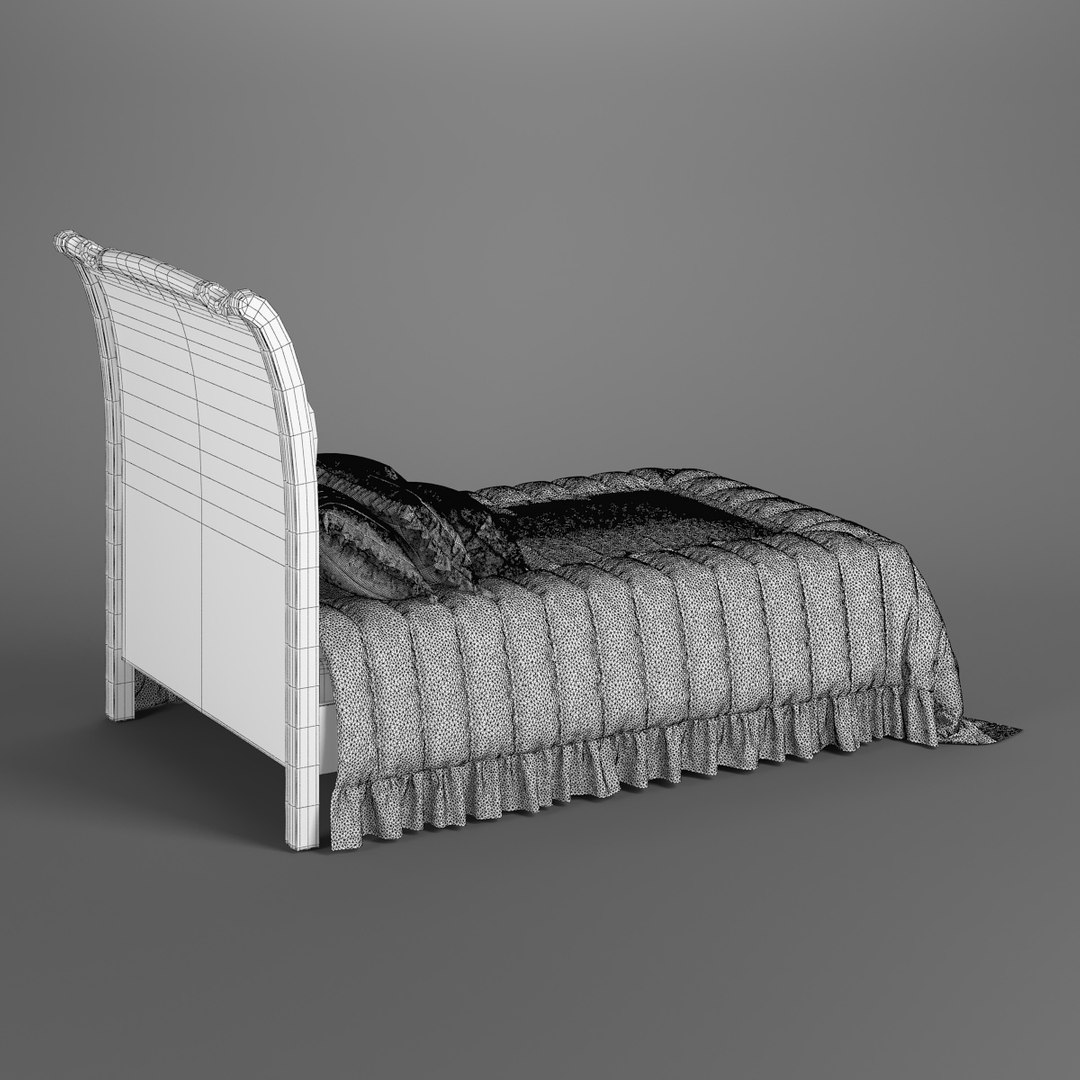 230-1 Carpenter Bed Plan 3D Model - TurboSquid 1192049