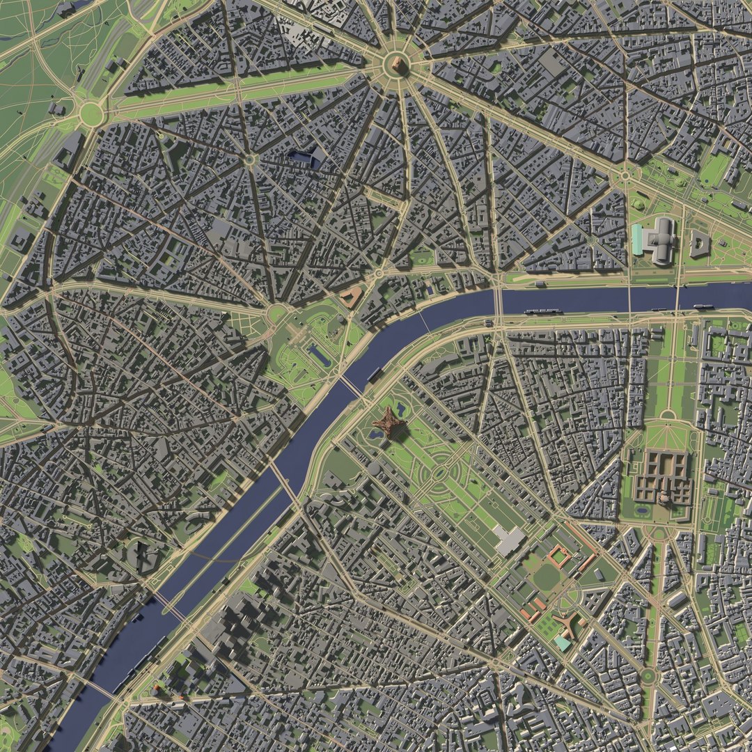 Paris France - City And Urban 3D - TurboSquid 2235358