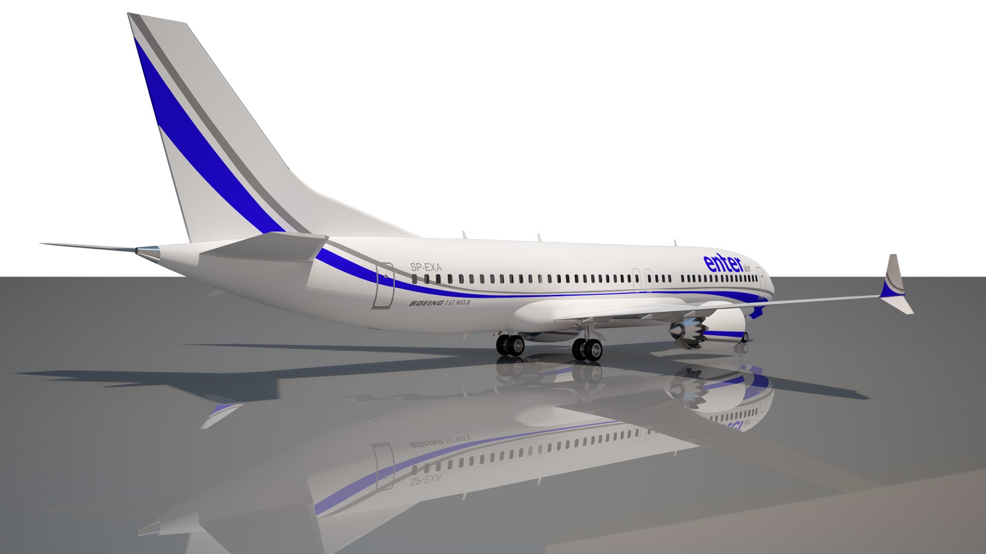 Enter Air Boeing 737 3D Model - TurboSquid 1614026