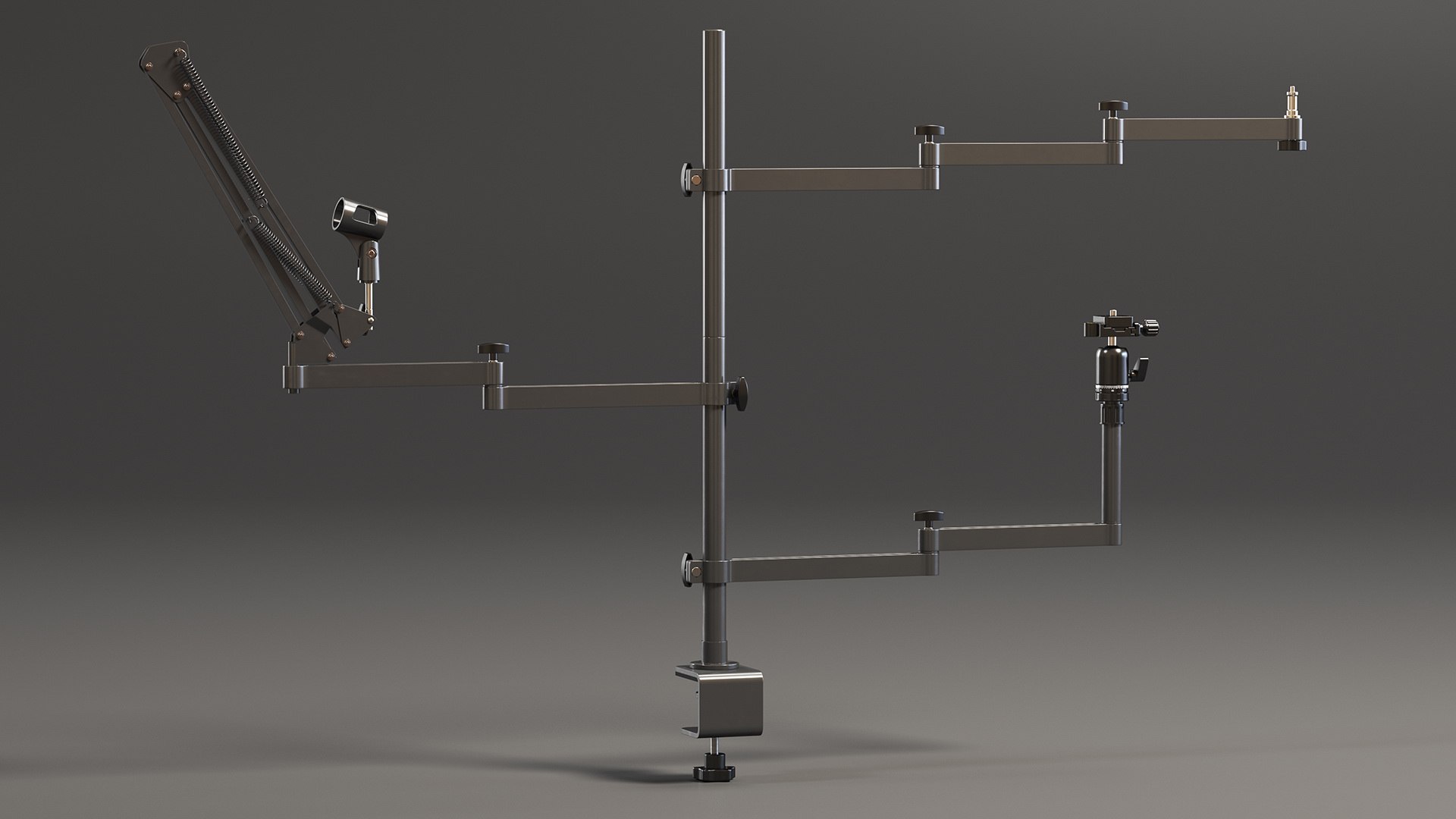 Multifunction Boom Arm Desk Mount Stand 3D Model - TurboSquid 1993708