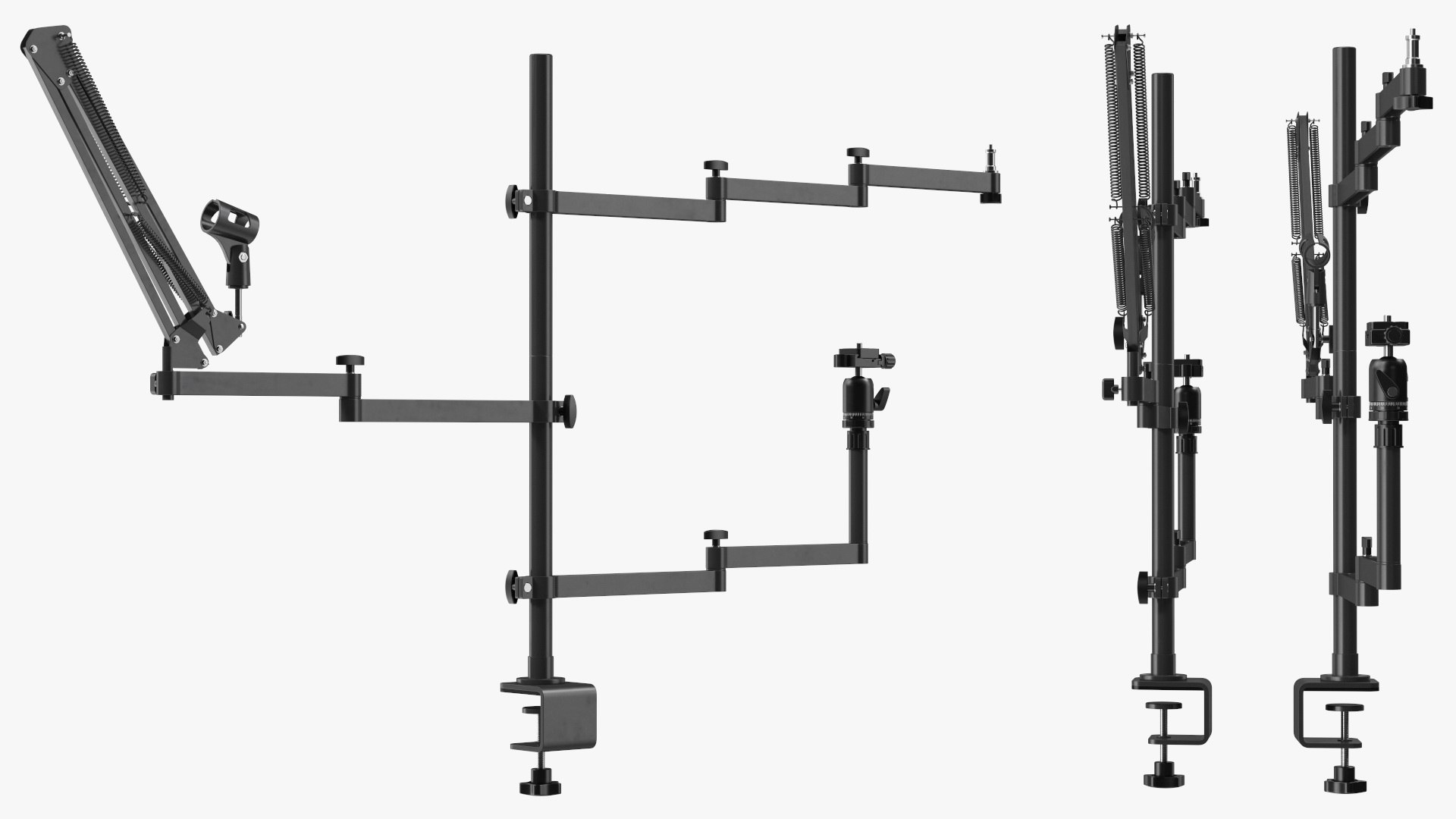 Multifunction Boom Arm Desk Mount Stand 3D Model - TurboSquid 1993708