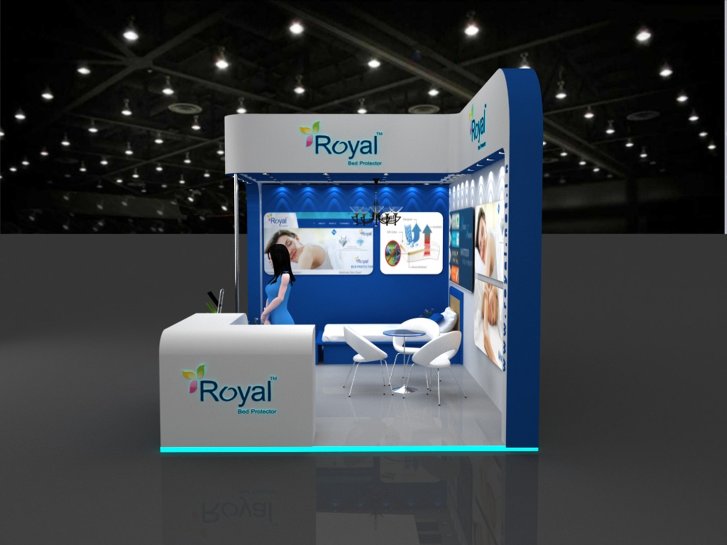 2 SIDE OPEN STAND Model - TurboSquid 1990199