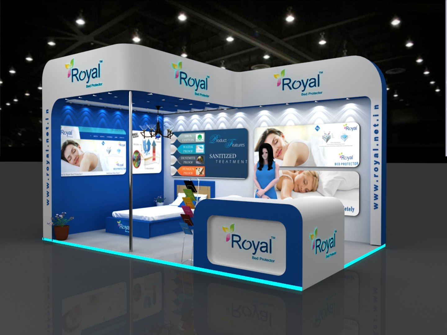 2 SIDE OPEN STAND Model - TurboSquid 1990199