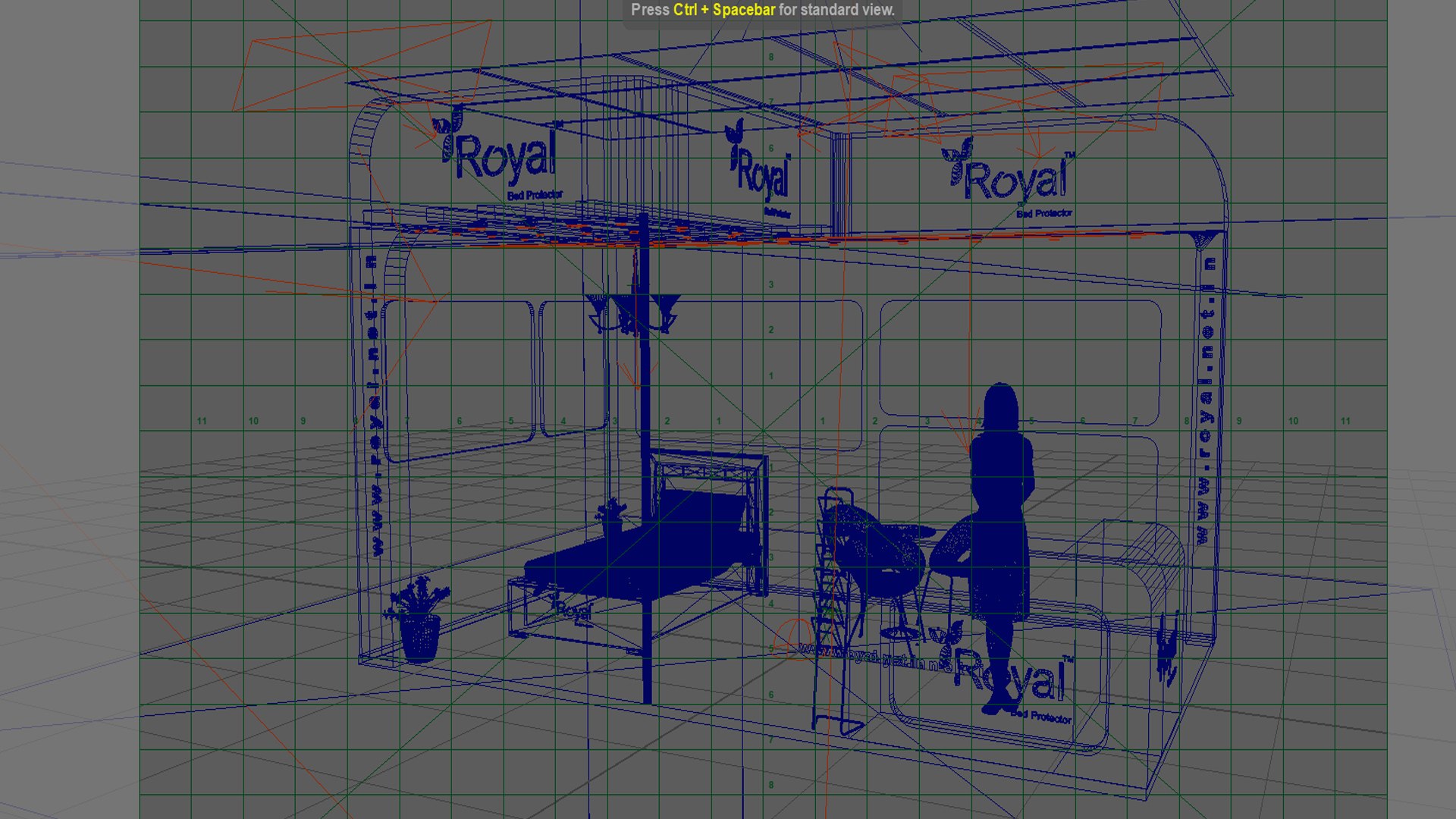 2 SIDE OPEN STAND Model - TurboSquid 1990199