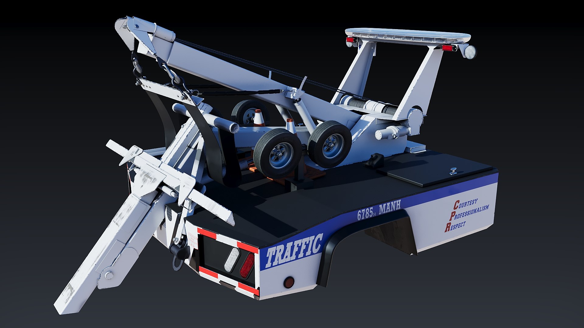 Wrecker Tow Body 3D Model - TurboSquid 2380684