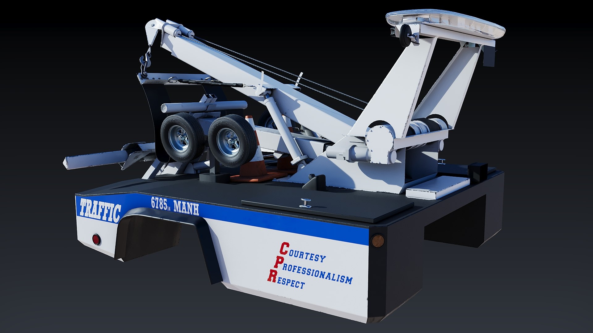 Wrecker Tow Body 3D Model - TurboSquid 2380684