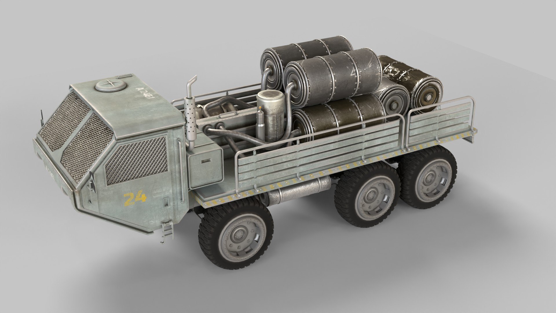 3D Bomb Truck - TurboSquid 2057456