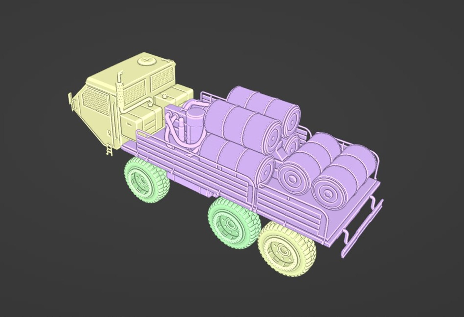 3D Bomb Truck - TurboSquid 2057456