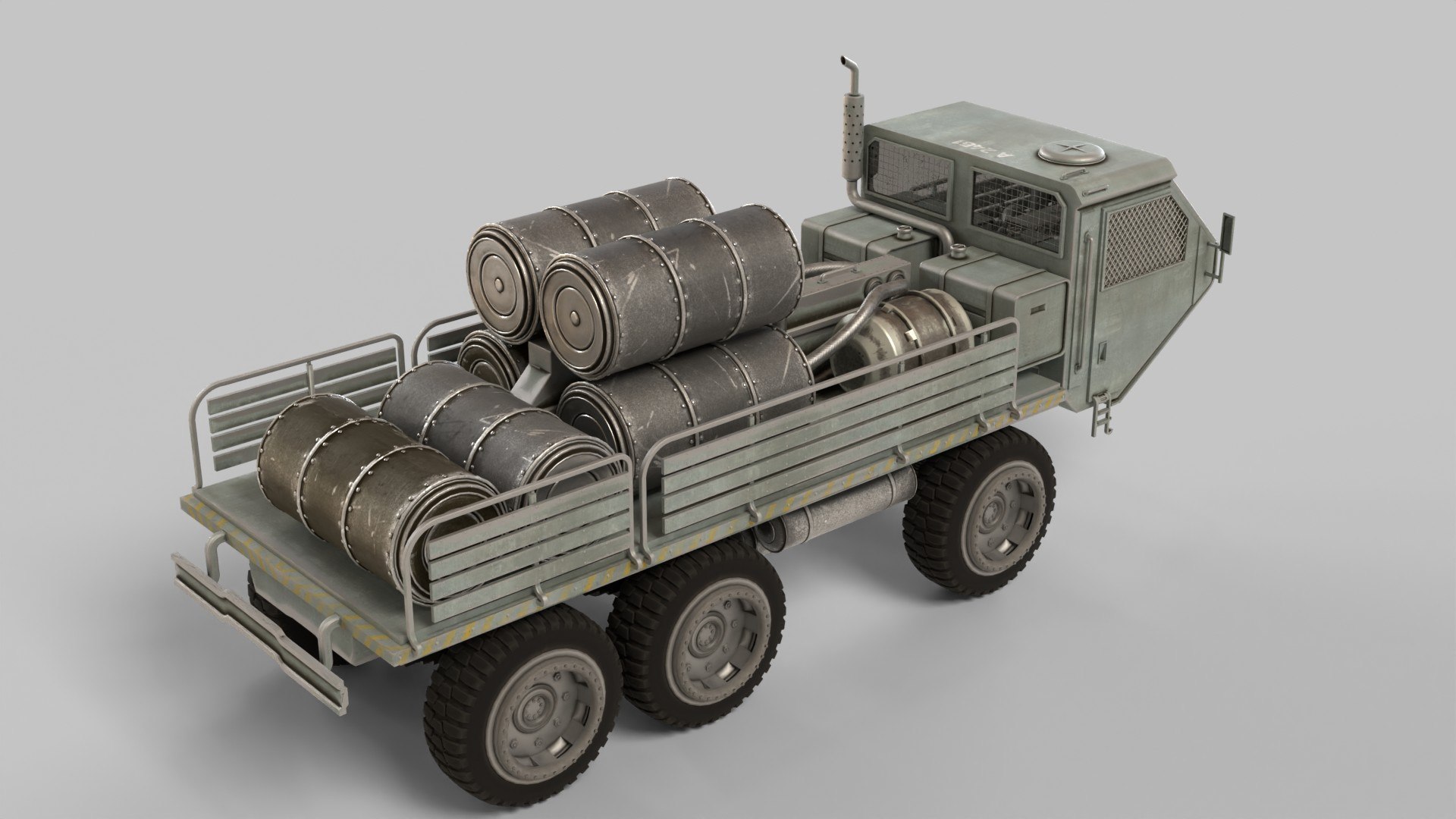 3D Bomb Truck - TurboSquid 2057456