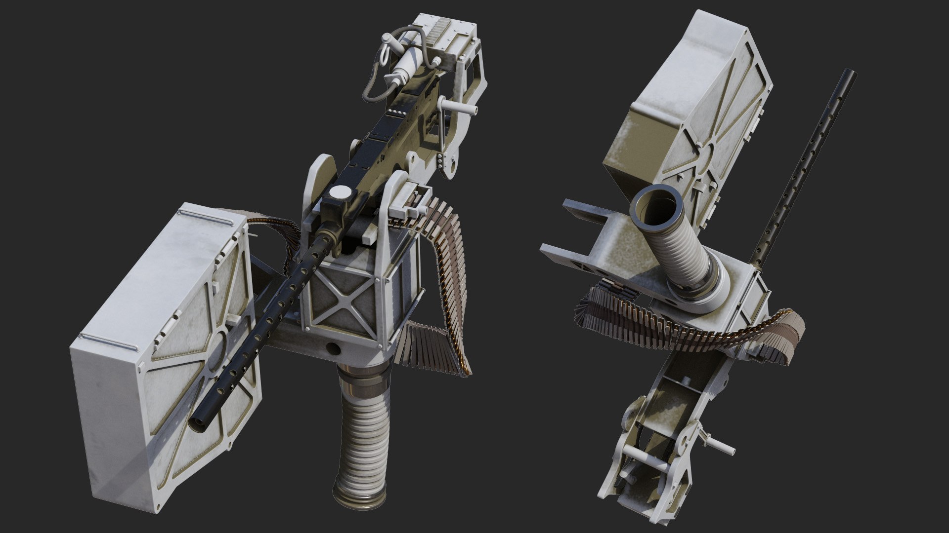 Gau 18 Machine Gun 3D Model - TurboSquid 1560724