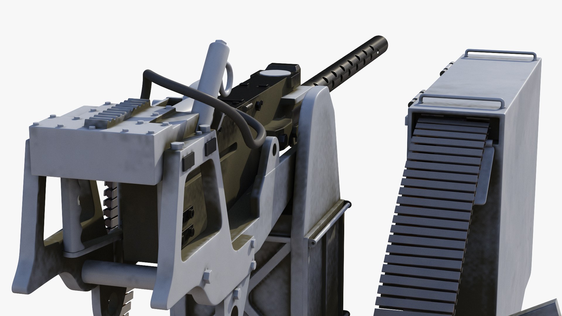 Gau 18 Machine Gun 3D Model - TurboSquid 1560724