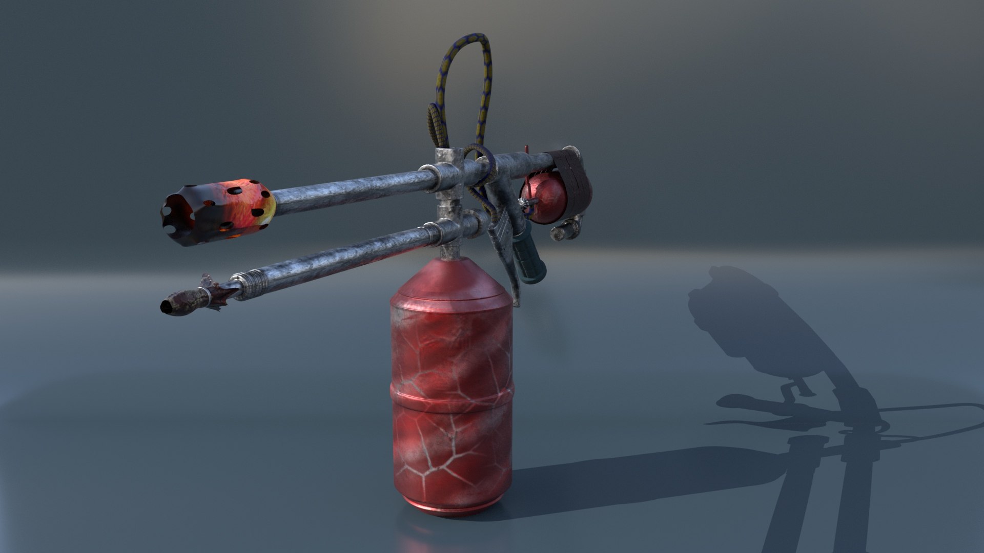 Flamethrower Gun 3D Model 3D - TurboSquid 2013410