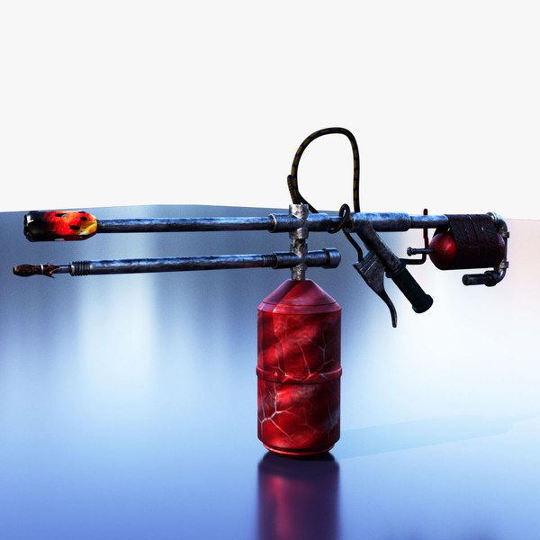 Flamethrower Gun 3D model 3D - TurboSquid 2013410