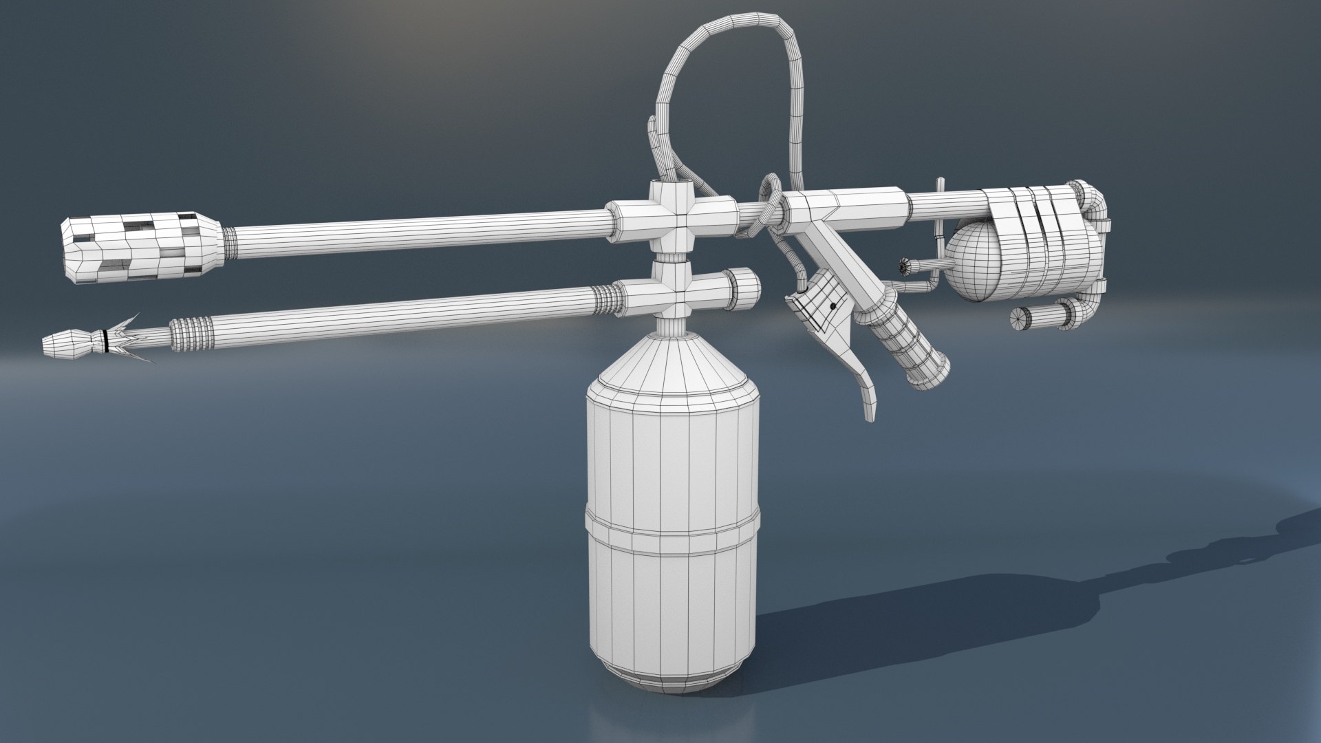 Flamethrower Gun 3D Model 3D - TurboSquid 2013410
