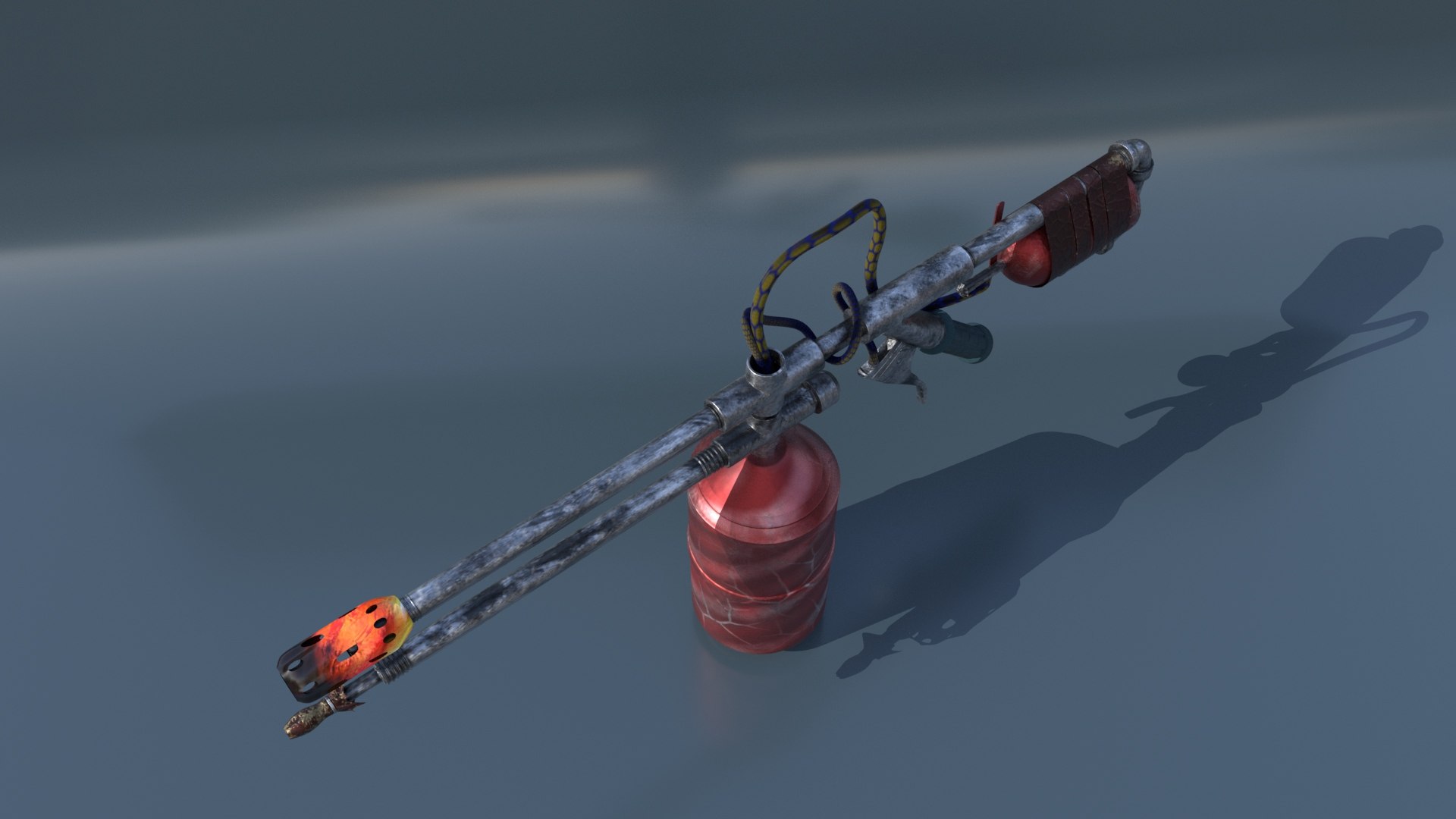 Flamethrower Gun 3D Model 3D - TurboSquid 2013410