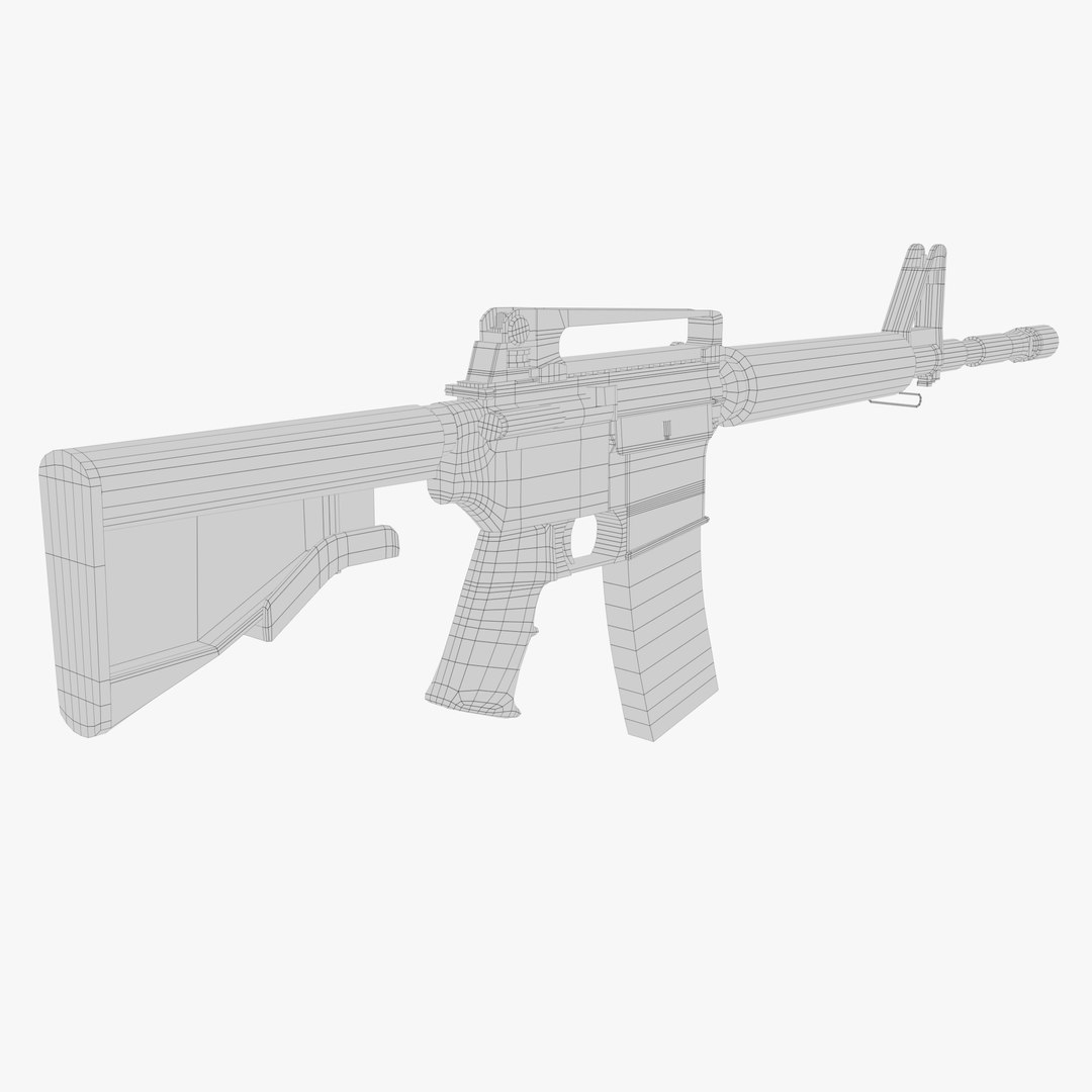 3D M4A1 Carbine Model - TurboSquid 2032533