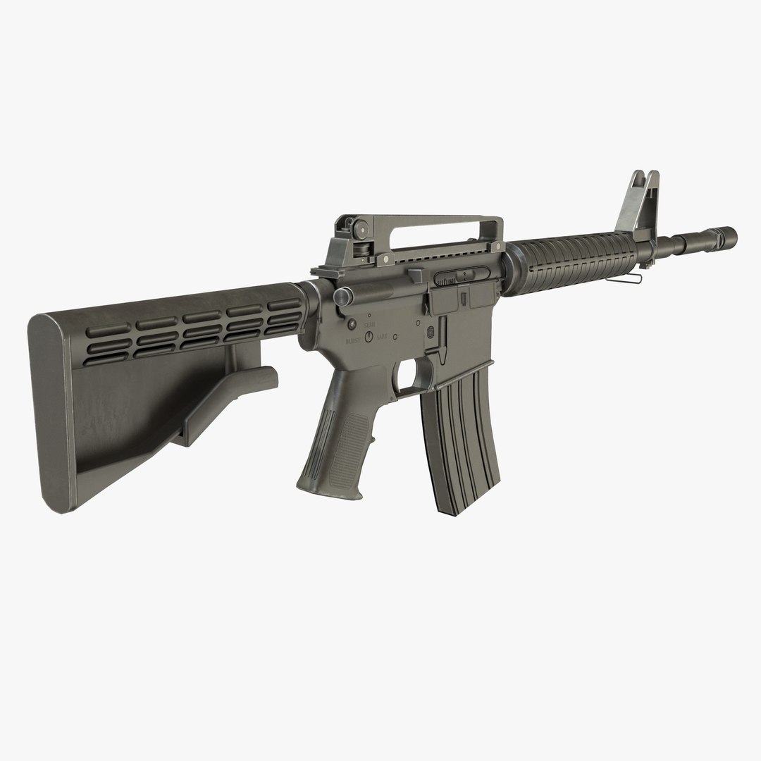 3D M4A1 Carbine Model - TurboSquid 2032533
