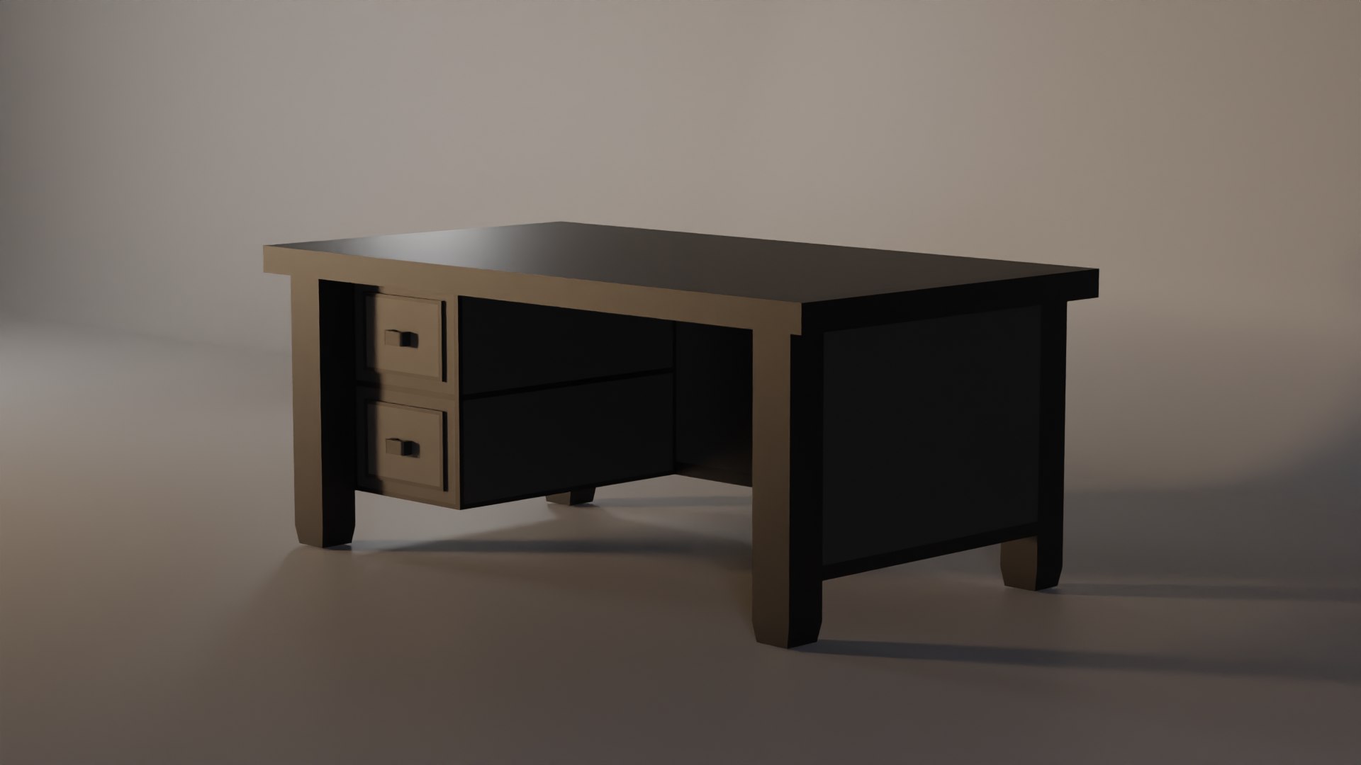 Low-Poly Modern Table 3D - TurboSquid 2018859