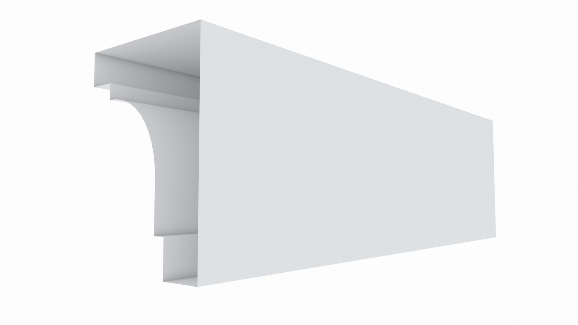 Cornice 83 Straight 3D Model - TurboSquid 2022937