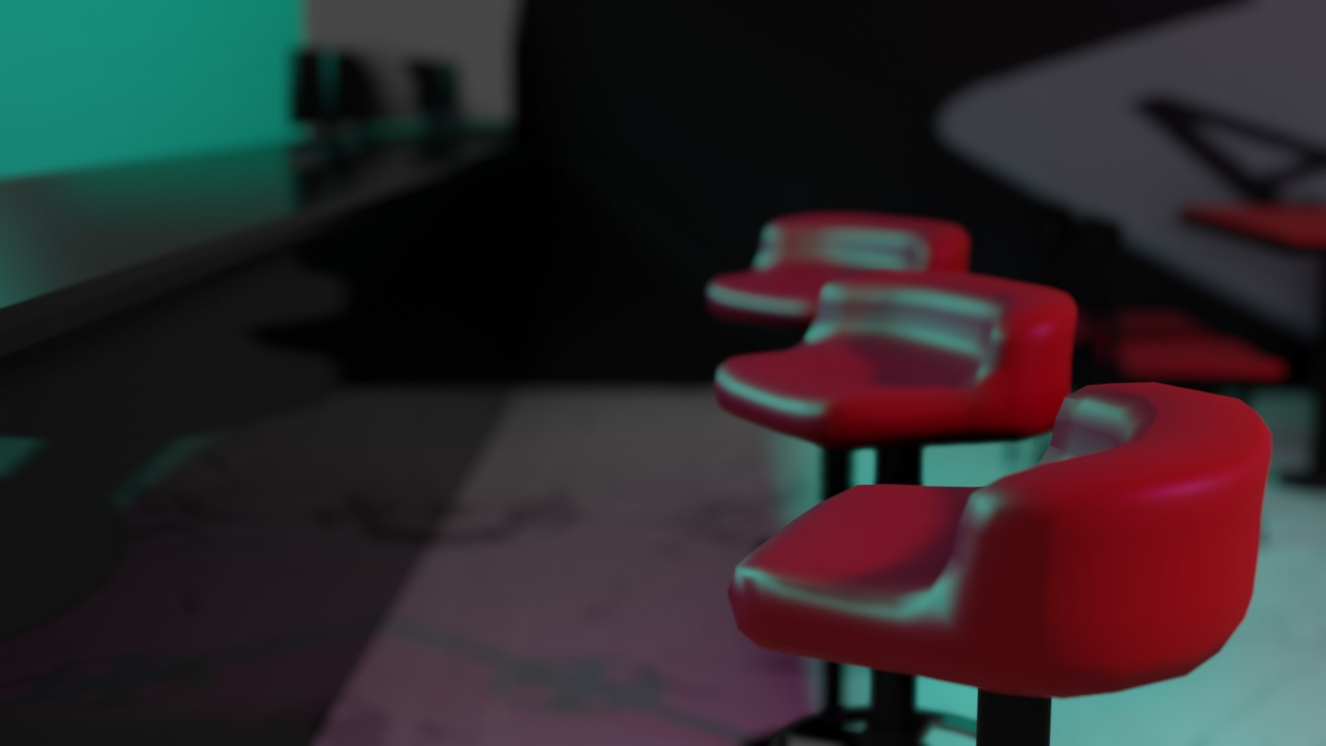 3D Retro Style Bar Interior Model - TurboSquid 1813794
